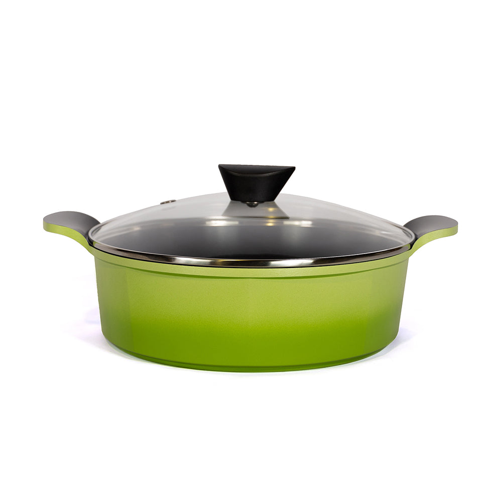Neoflam Venn 28cm Low Casserole Induction Turquoise