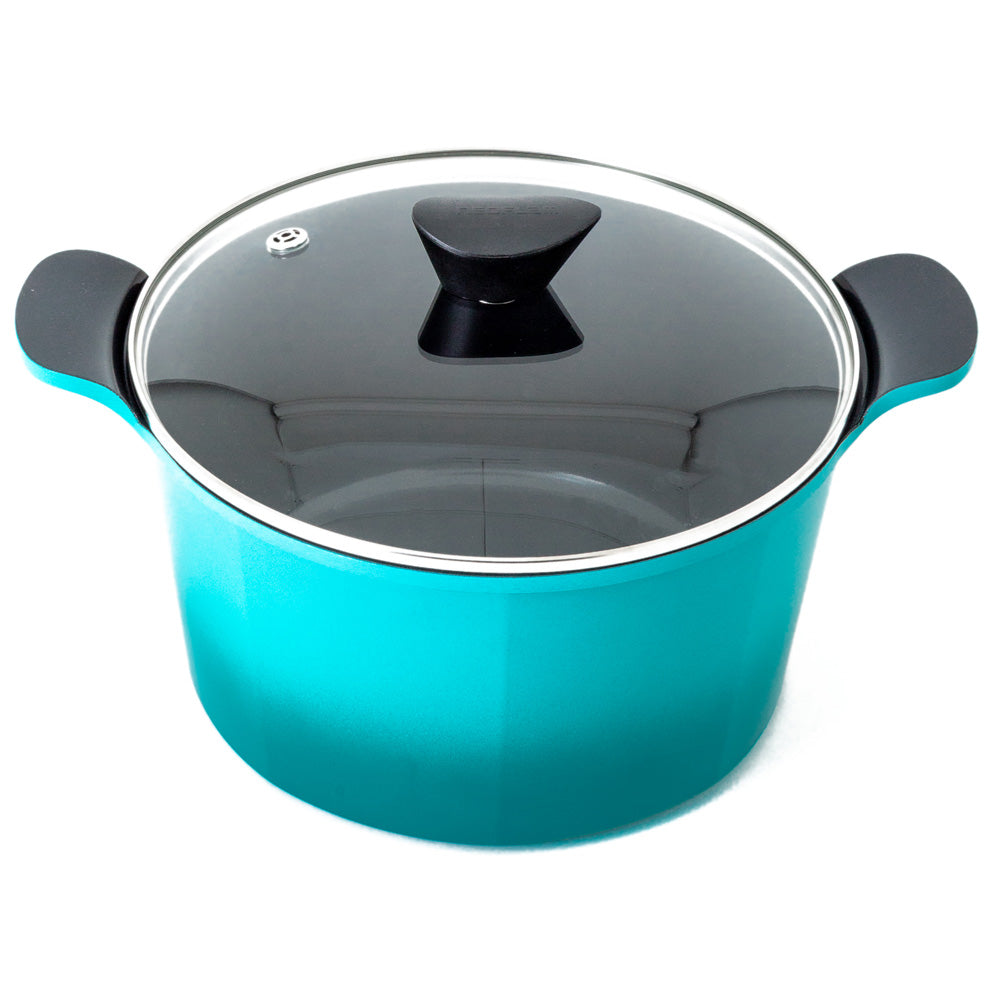 Neoflam Venn 26cm Deep Casserole induction Turquoise