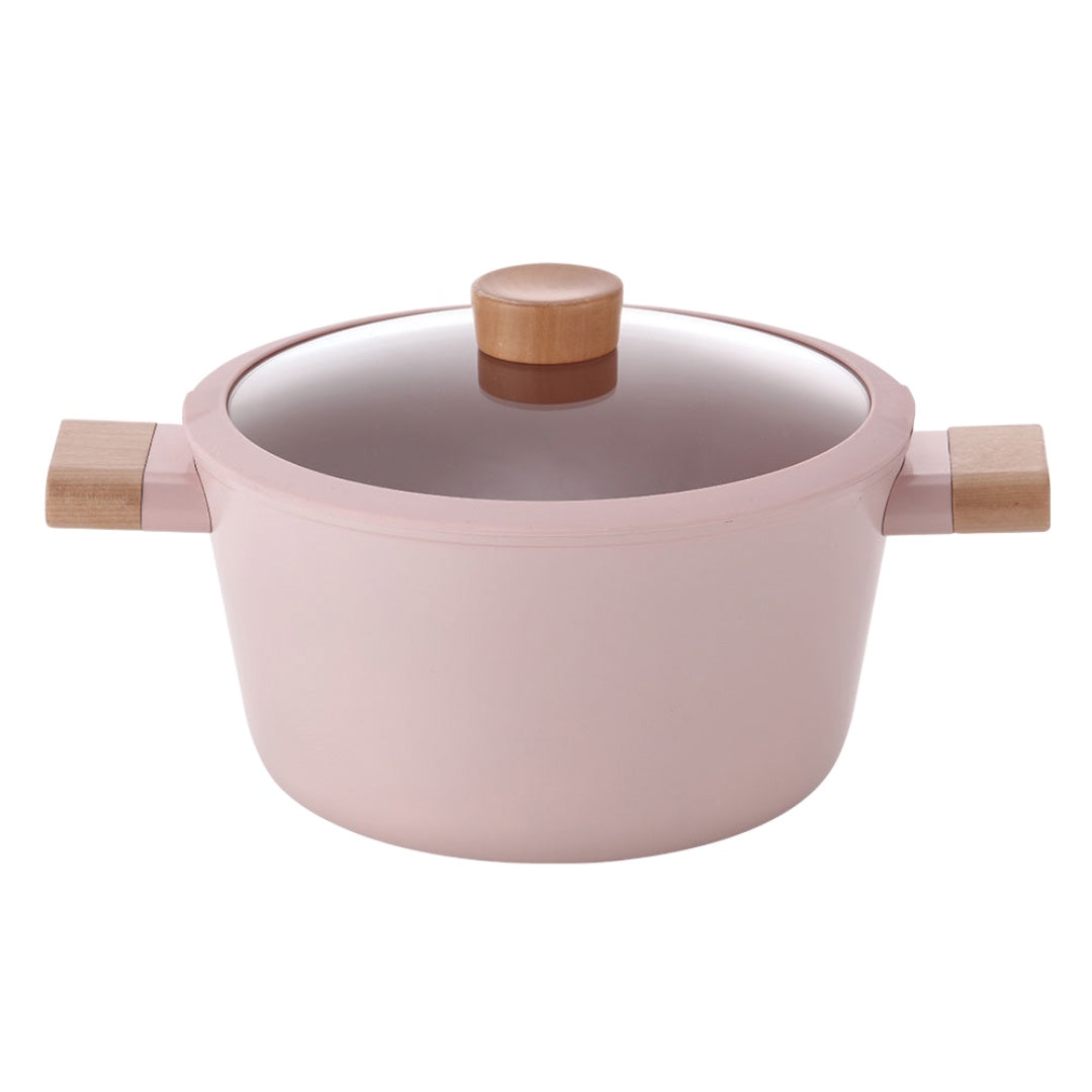 Neoflam Blossom 24cm Stockpot Induction Pink