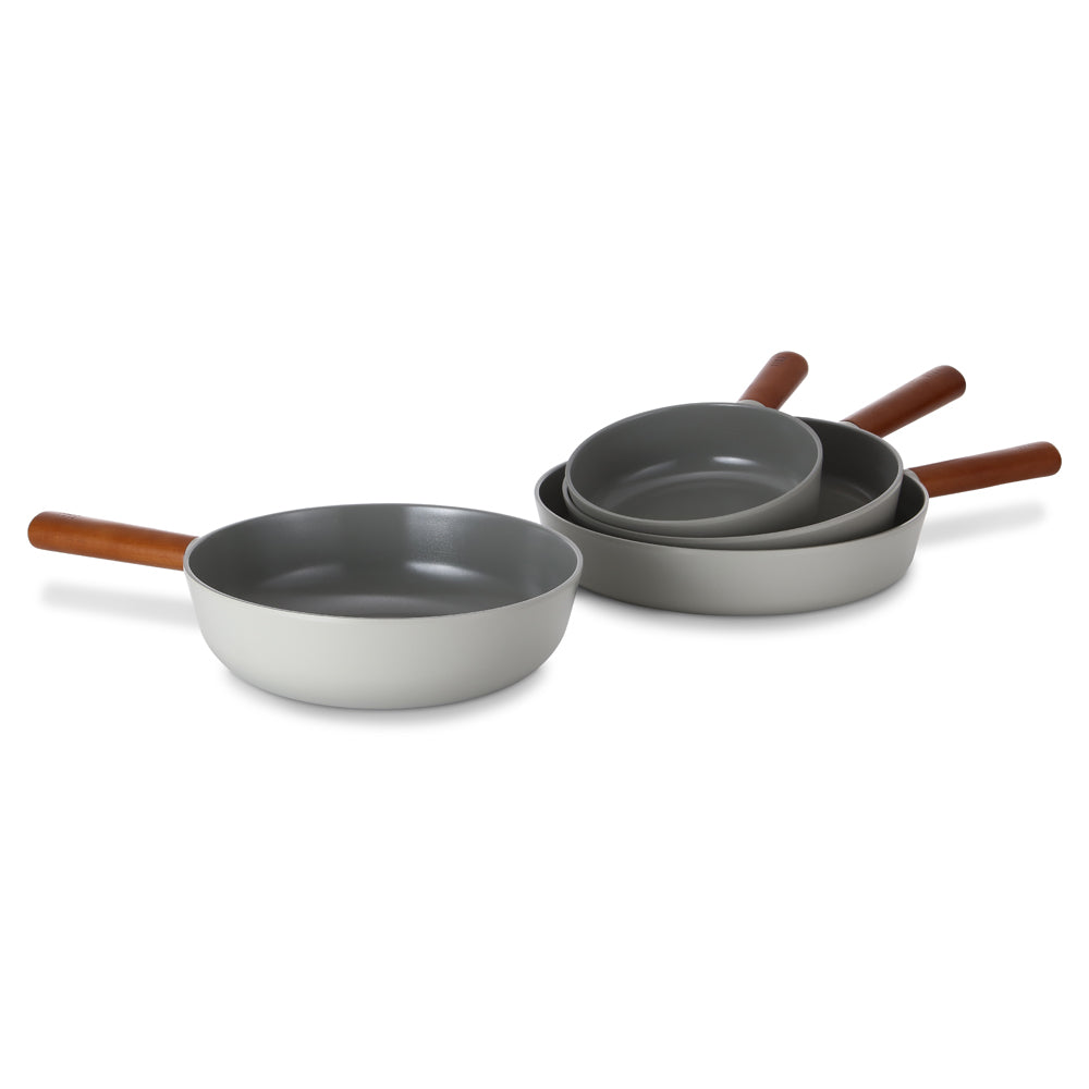 Neoflam Fika Reserve 24, 28cm Fry pans & 18, 26cm Wok Induction Midnig