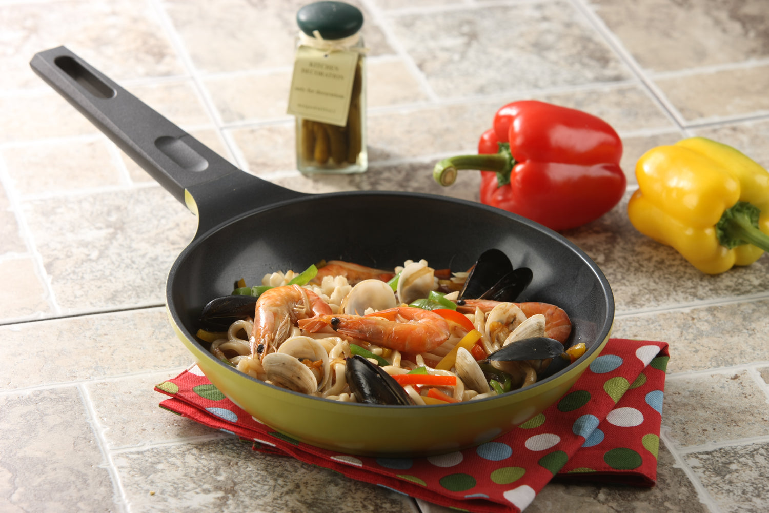 Induction Cookware Wok Red 30cm | Neoflam Cookware