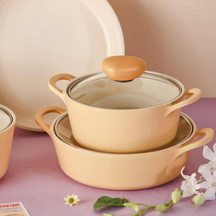 Neoflam Retro Flan 26cm wok / Chef Pan Induction Yellow