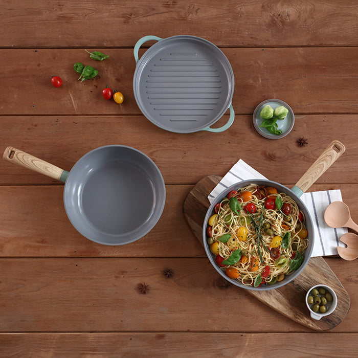 Neoflam Retro 28cm Fry Pan Induction Pink Demer