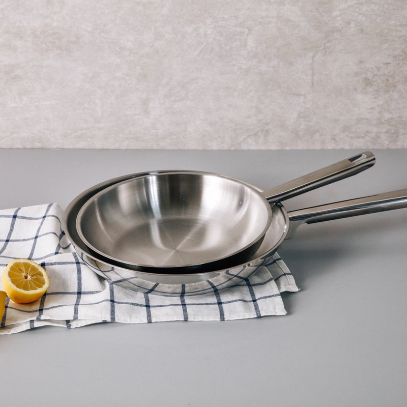 Neoflam Stainless Steel 22cm Stock pot with Glass lid