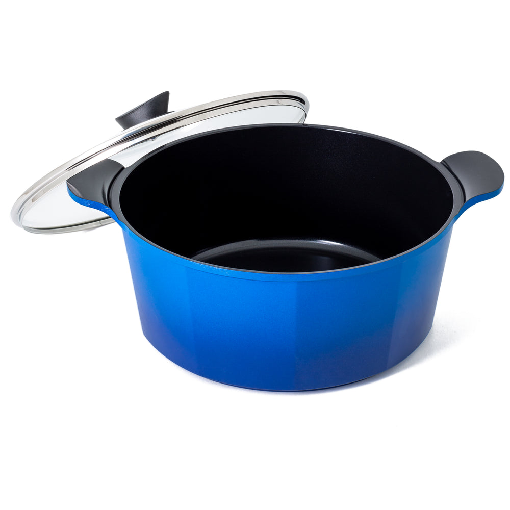 Neoflam Venn 2 Piece Set 32cm Low & 32cm Casseroles Induction Blue
