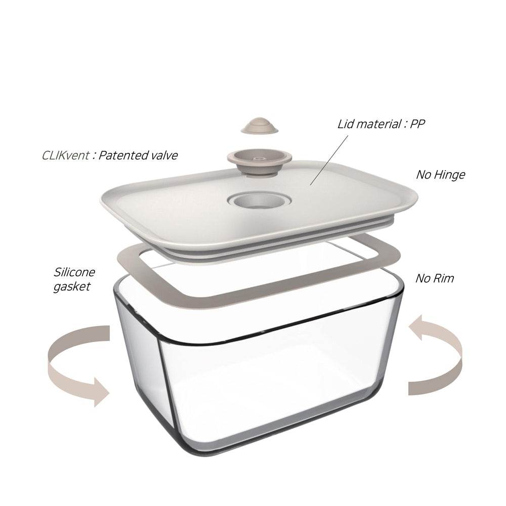 Neoflam Clik Glass food container set of 12