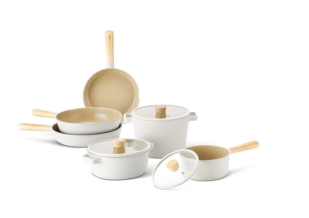 Neoflam Fika complete set Induction ready BONUS boardcutting board pan ...