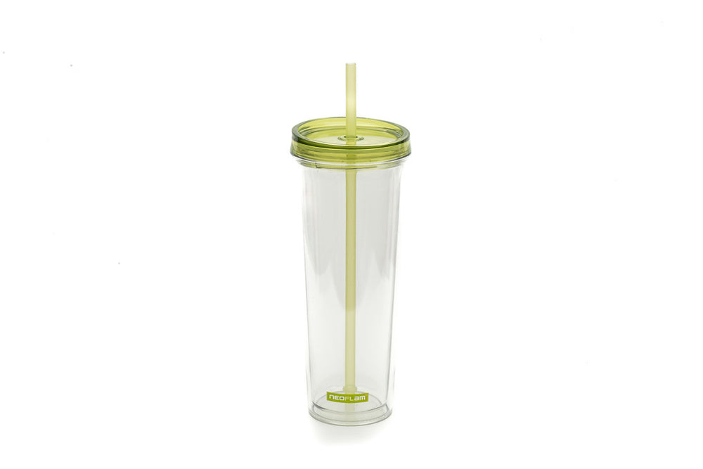 Neoflam Rever Double-Walled Hydration Cup with Straw 700ml Green