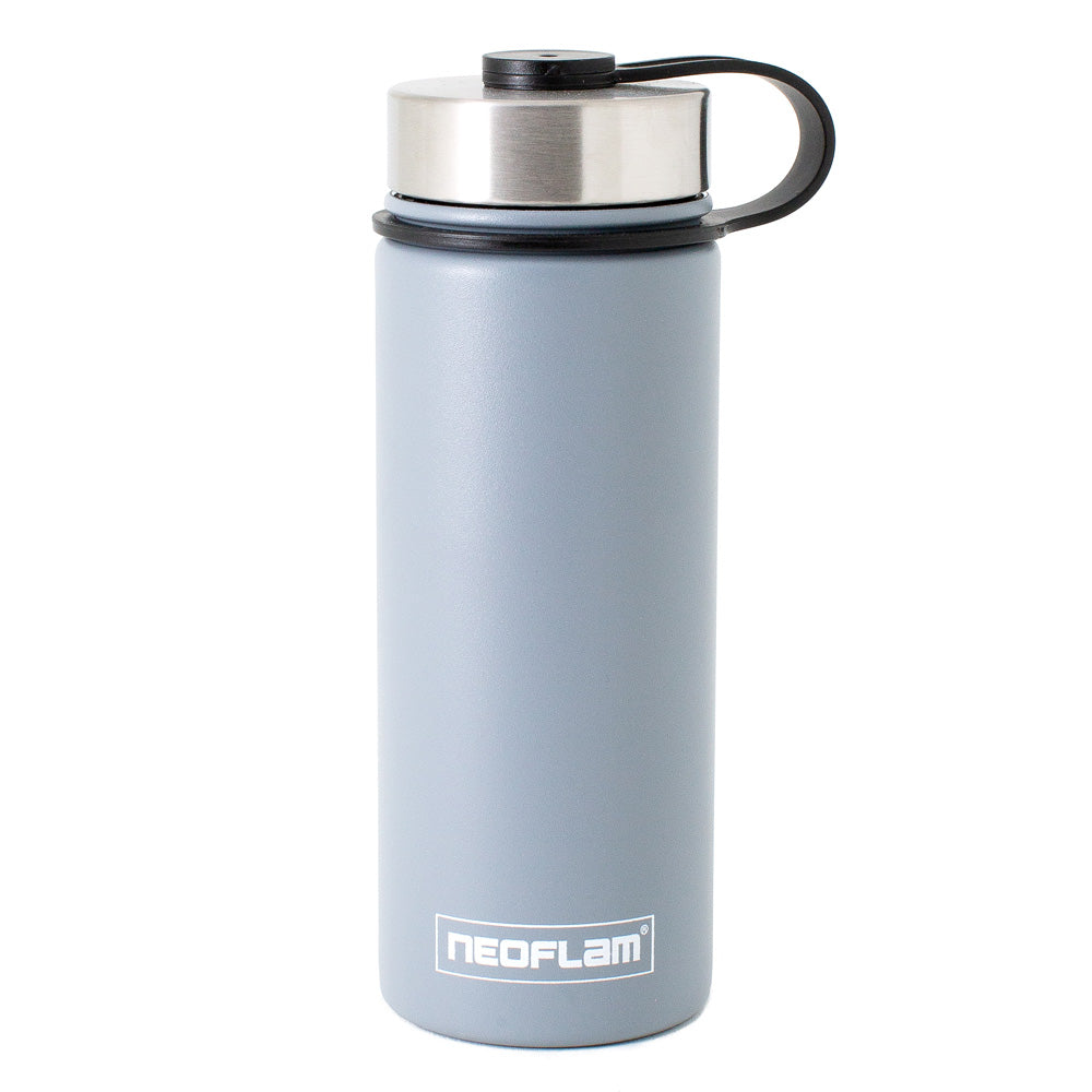 Grey Stainless Steel Water Bottle | Neoflam