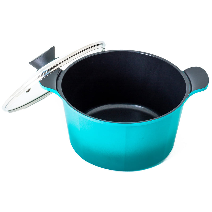 Neoflam Venn 26cm Deep Casserole induction Turquoise