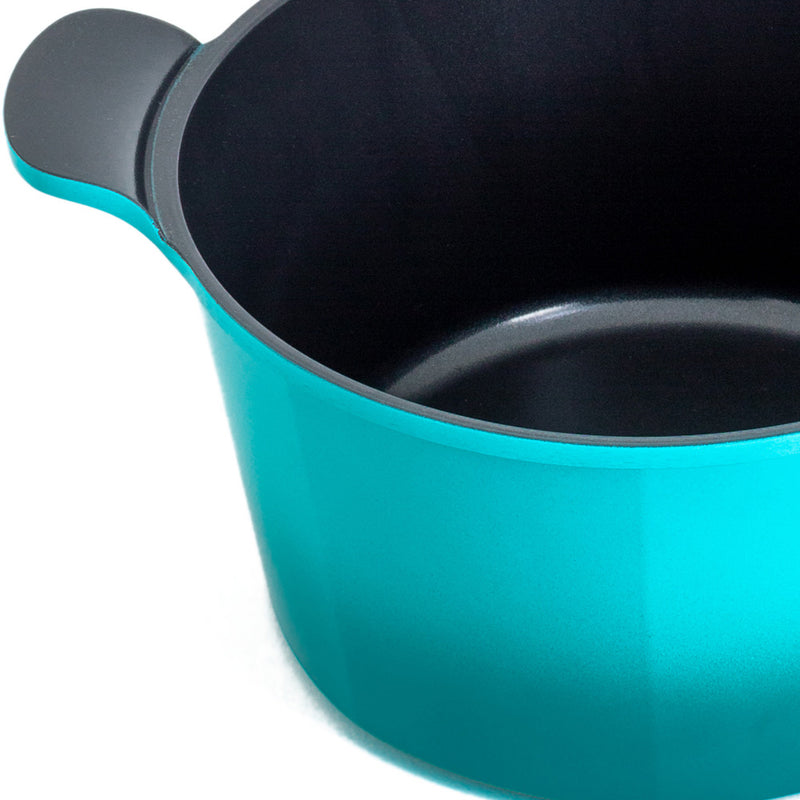 Neoflam Venn 26cm Deep Casserole induction Turquoise