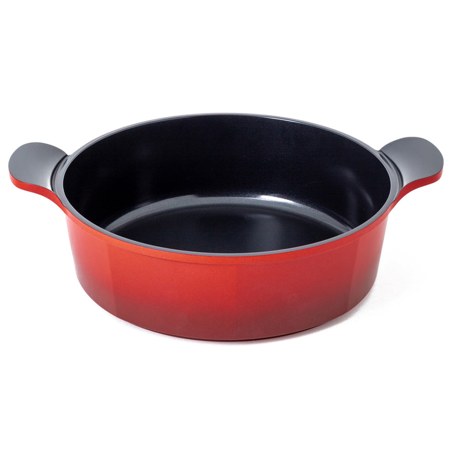 Neoflam Venn 28cm Low Casserole Induction Red